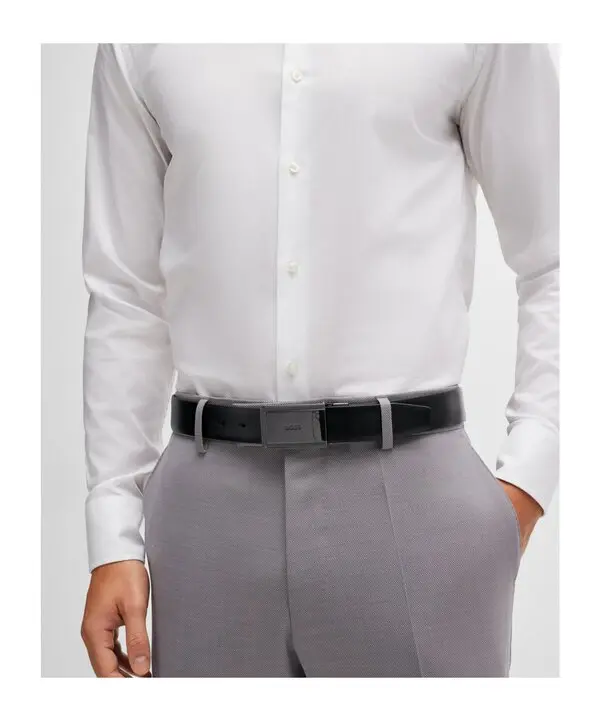 Hugo Boss Double-sided Belt With Pin Buckle