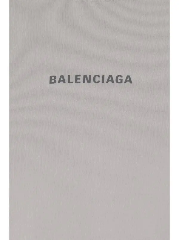 Balenciaga Logo Print Long Sleeve T-shirt