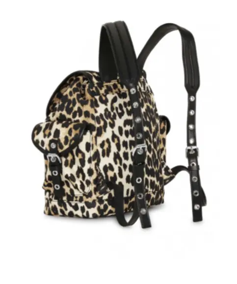 GANNI Printed Buckled Backpack