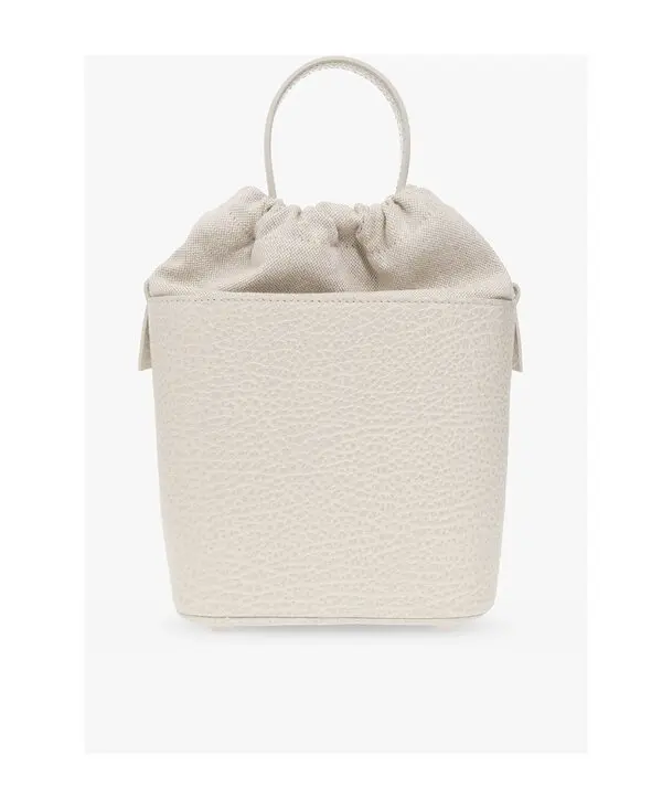MAISON MARGIELA 5ac Drawstring Bucket Bag - Light Grey