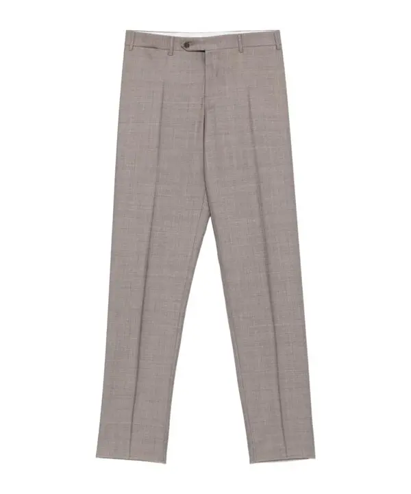 Canali Mid-rise Straight-leg Tailored Trousers