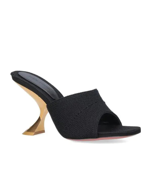 Amina Muaddi Taylor High-heeled Sandals - Black