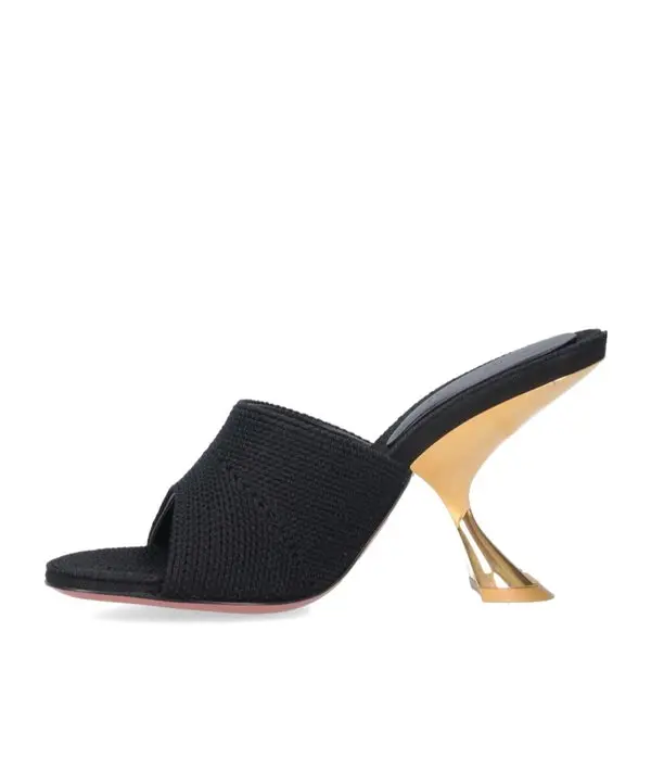 Amina Muaddi Taylor High-heeled Sandals - Black