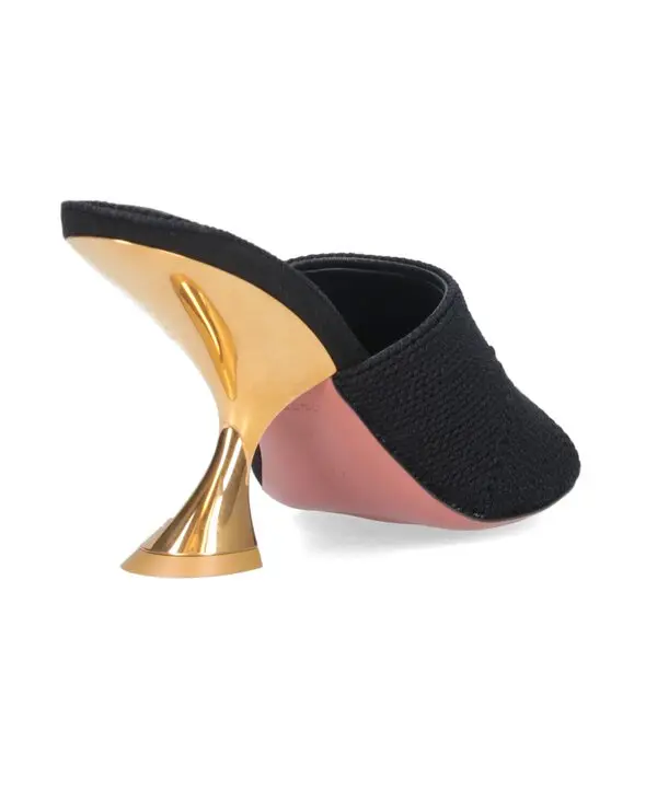 Amina Muaddi Taylor High-heeled Sandals - Black