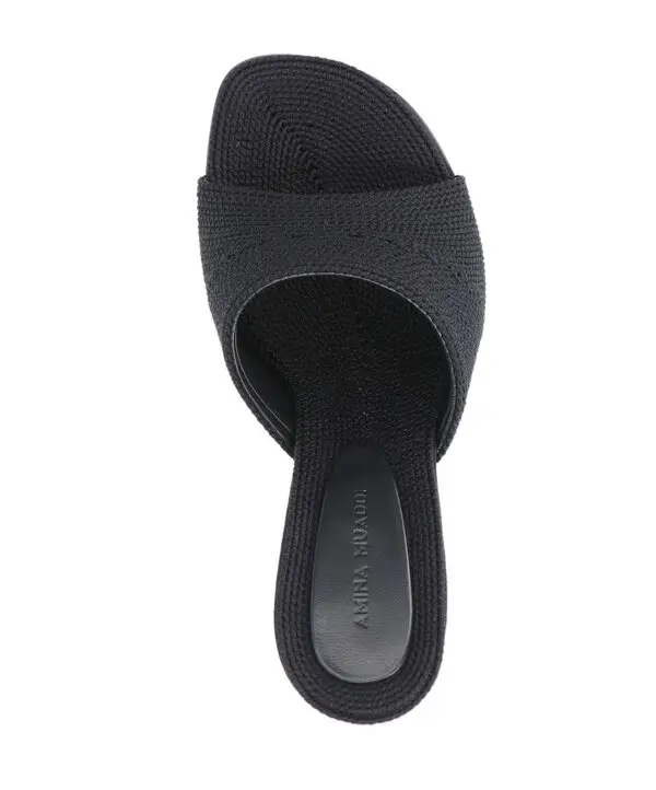 Amina Muaddi Taylor High-heeled Sandals - Black