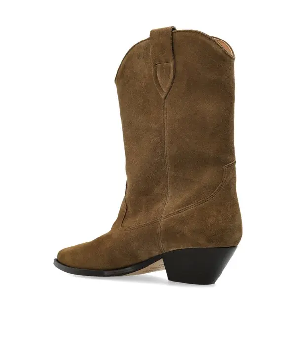 Isabel Marant Étoile Duerto Pointed-toe Cowboy Boots - Green