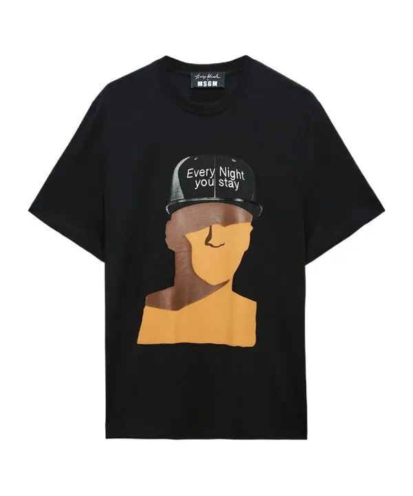 MSGM Graphic-print T-shirt