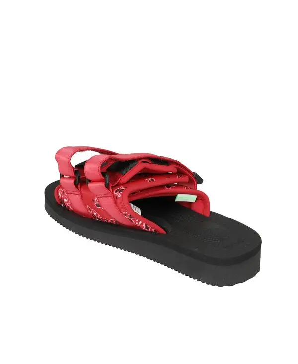 Suicoke Logo Slide Sandals - Black