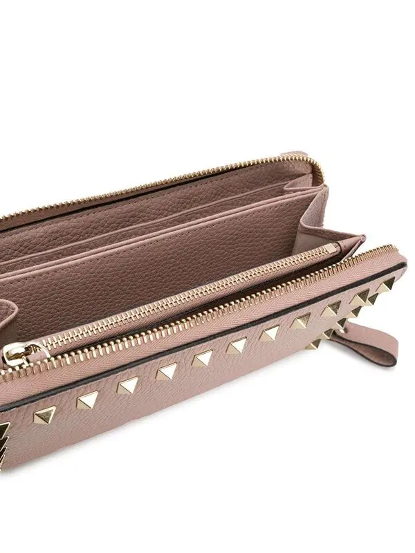 Valentino Garavani Rockstud Zip-up Wallet