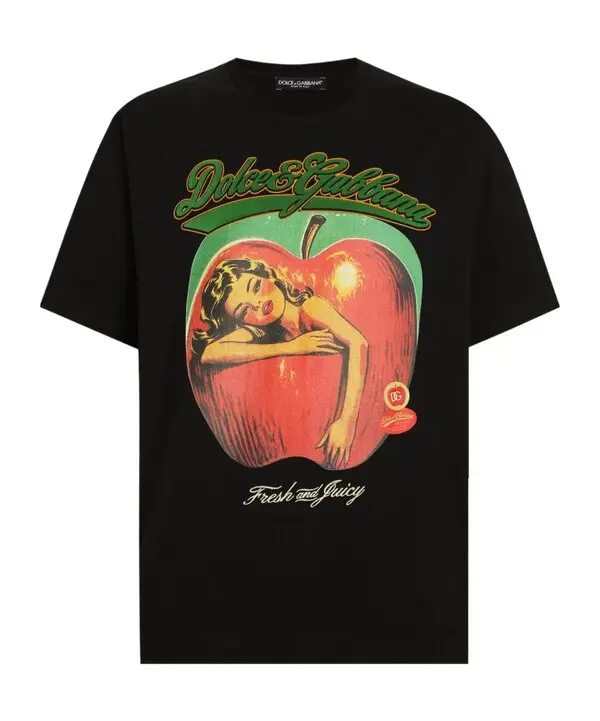Dolce & Gabbana Apple Print T-shirt