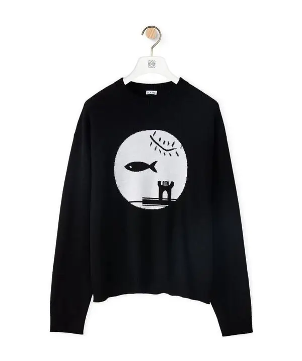 Loewe Inlaid Wool Pullover