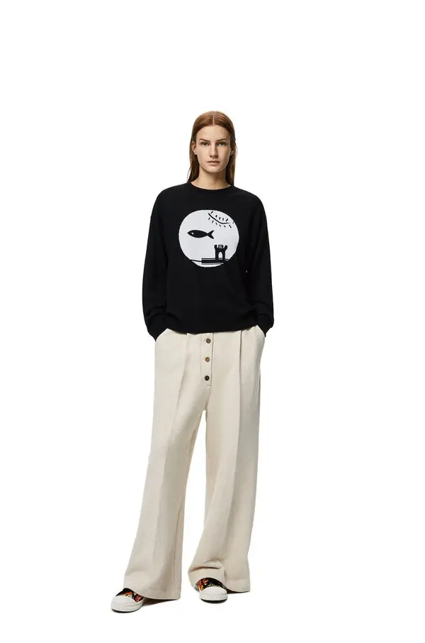 Loewe Inlaid Wool Pullover