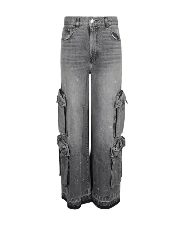Amiri Straight Leg Jeans - Gray