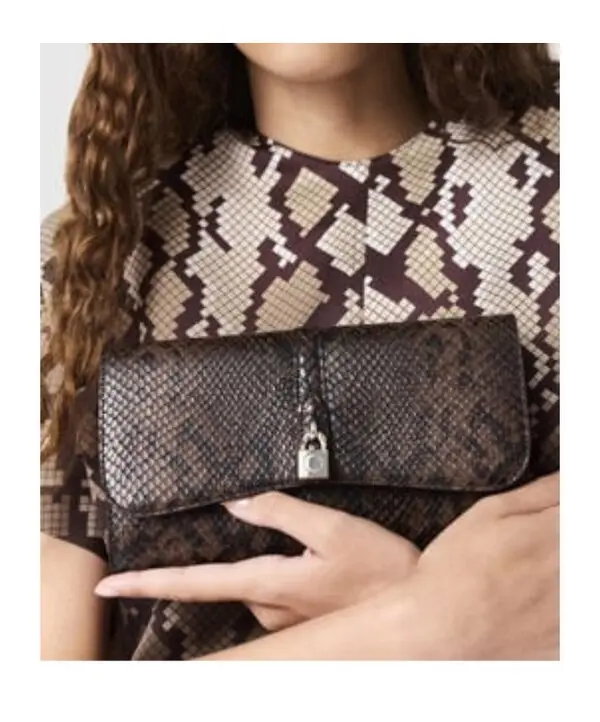 Stella McCartney Embossed Shoulder Bag
