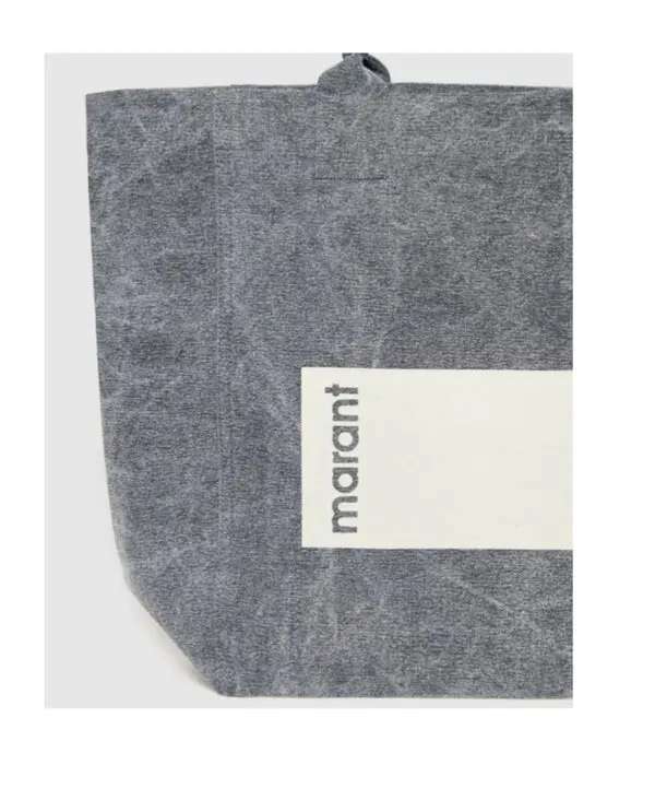Isabel Marant Étoile Logo Printed Tote Bag - Gray