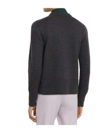 Gucci Cashmere Knit Cardigan With Embossed Interlocking G Logo