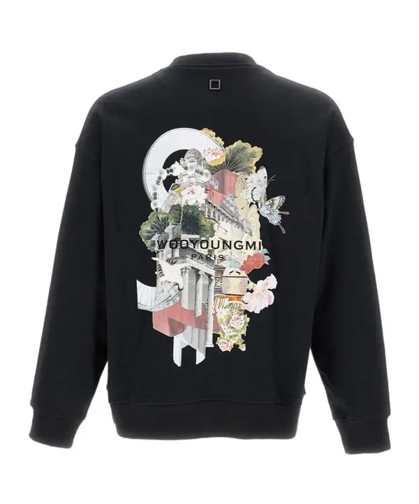 WOOYOUNGMI Floral Motif Crewneck Sweater
