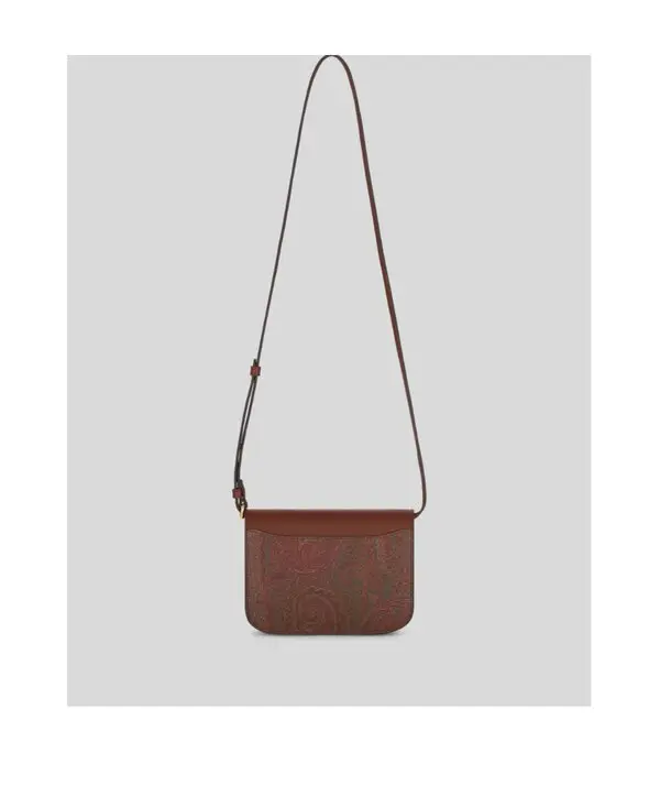 Etro Logo Shoulder Bag - Brown