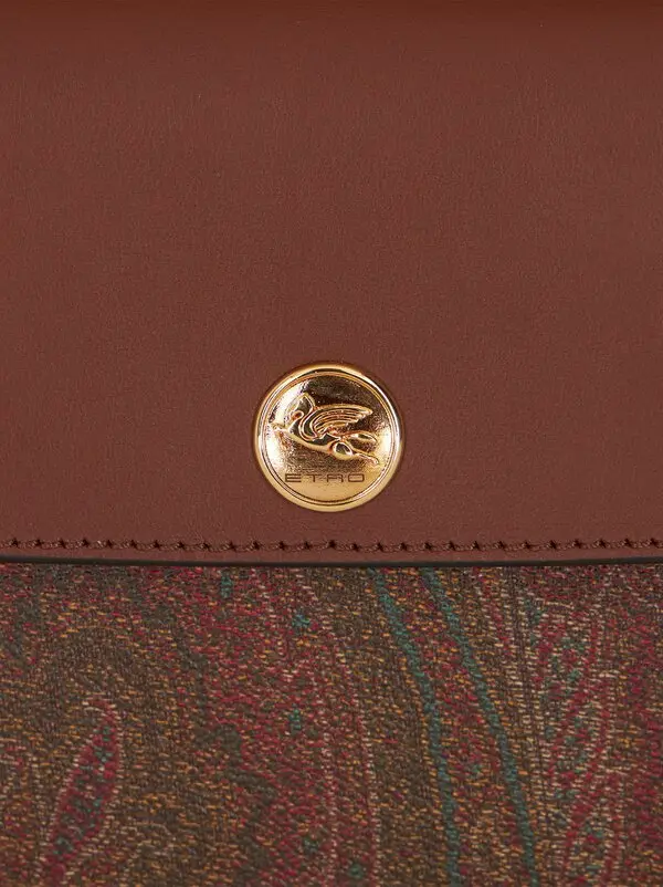 Etro Logo Shoulder Bag - Brown