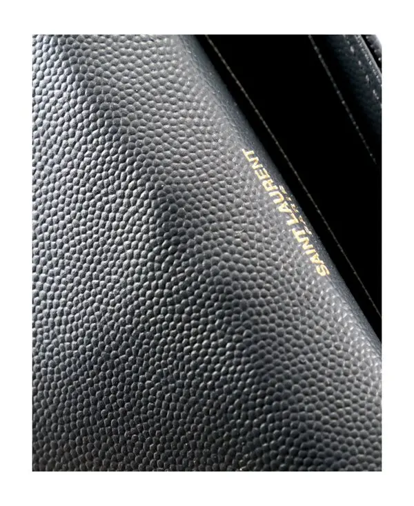 Saint Laurent Flip Envelope Wallet - Black