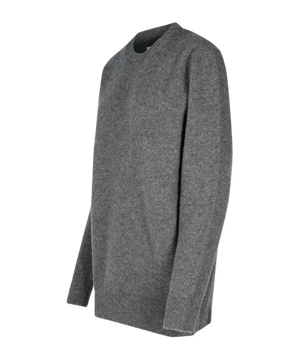 MAISON MARGIELA Logo Embroidered Crewneck Jumper - Black