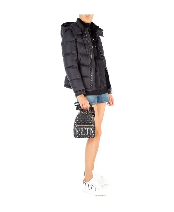 Valentino Garavani Logo Print Zip-up Work Jacket