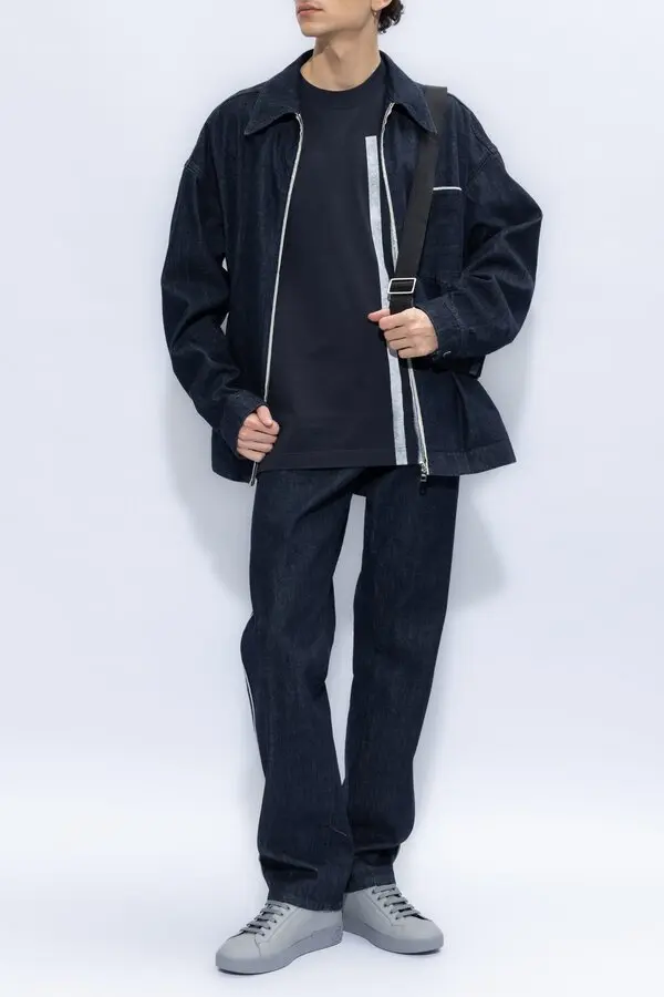 Dolce & Gabbana Dolce Gabbana Zipped Denim Shirt