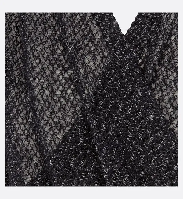 Dior Mid-length Wrap Dress With Trumpet Cut
