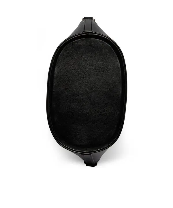 Gucci Mini Bucket Bag With Striped Strap - Black