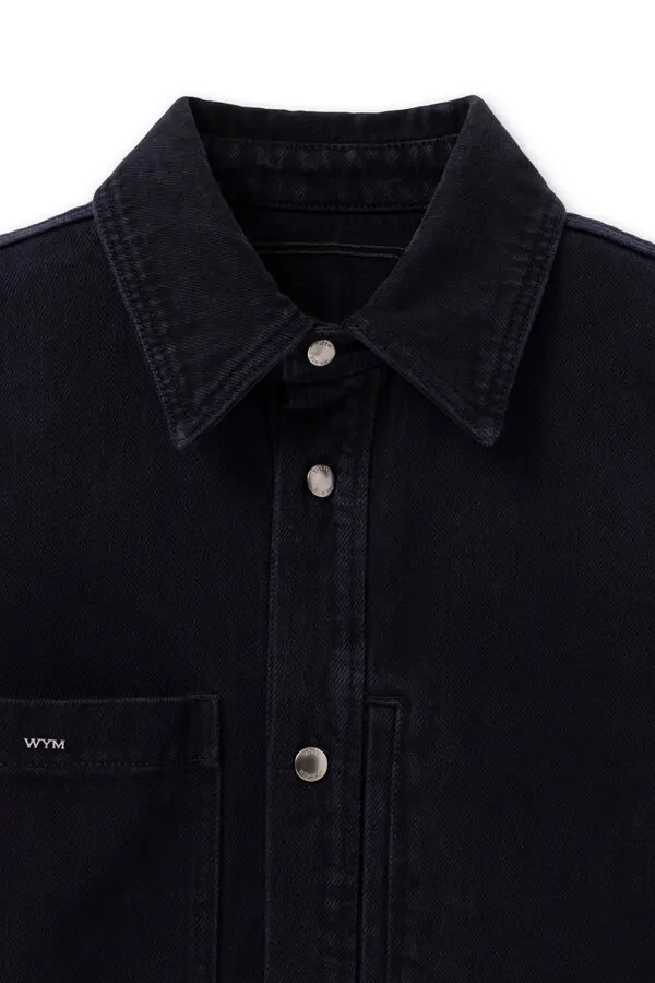WOOYOUNGMI Denim Shirt With Back Logo