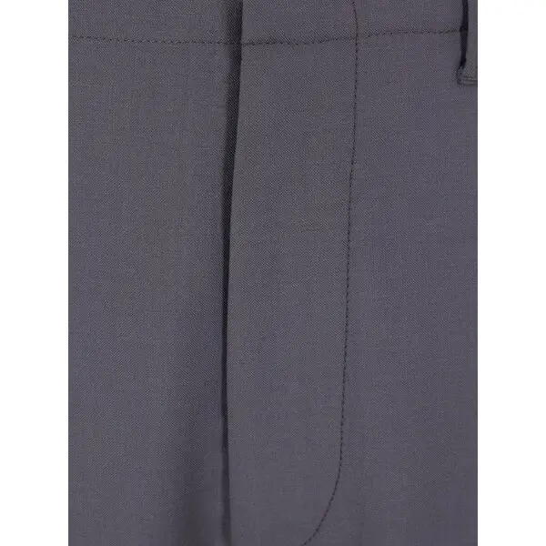 LEMAIRE Pleated Tailored Trousers - Black