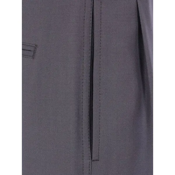 LEMAIRE Pleated Tailored Trousers - Black