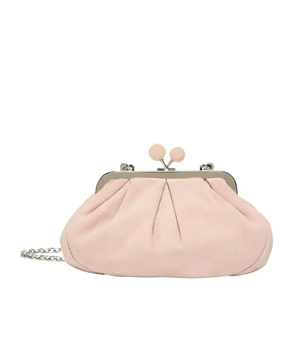Max Mara Wkavalois Suede Clutch Bag - Pink