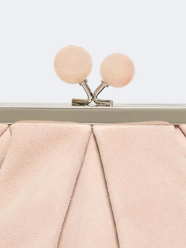 Max Mara Valois Small Clutch Bag - Pink