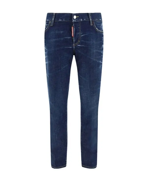 Dsquared2 Logo Patch Skinny Jeans