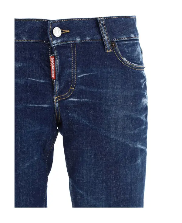 Dsquared2 Logo Patch Skinny Jeans