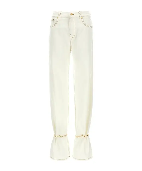 DARKPARK Belt Loop Jeans - White