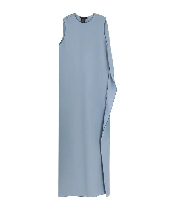 Max Mara Odessa Crewneck Sleeveless Dress - Blue