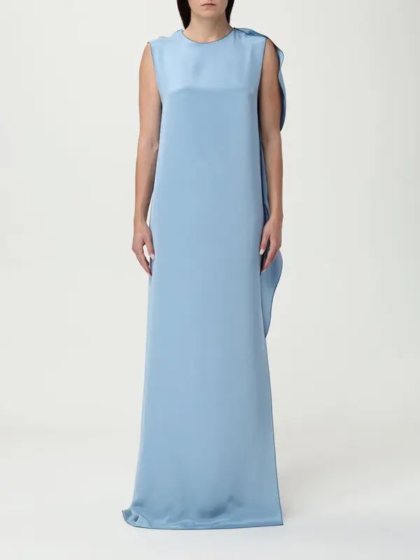 Max Mara Odessa Crewneck Sleeveless Dress - Blue
