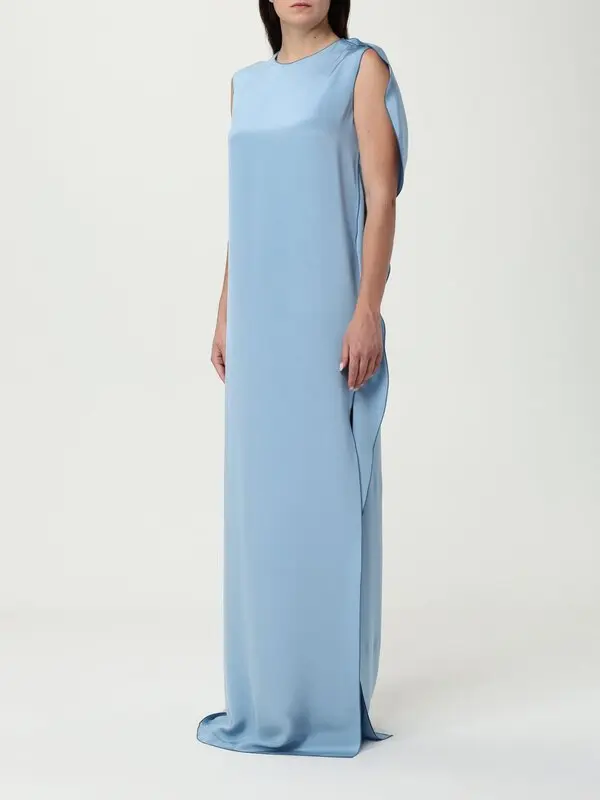 Max Mara Odessa Crewneck Sleeveless Dress - Blue
