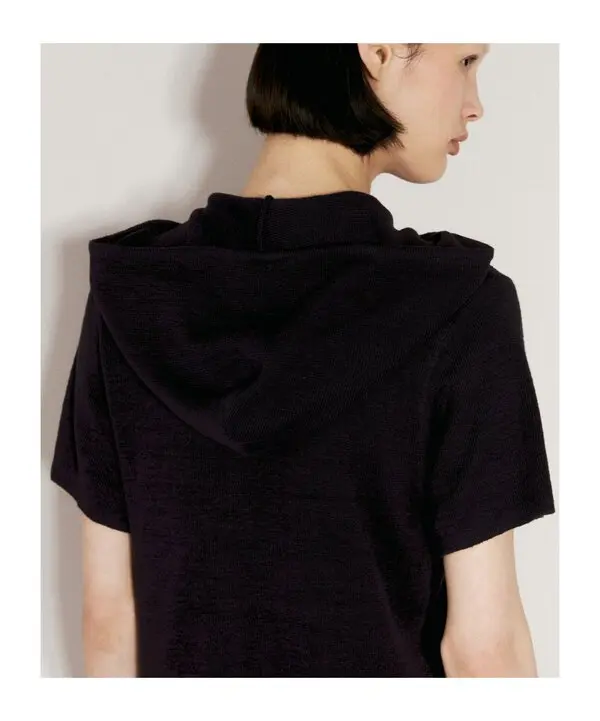 Our Legacy Knitted Slim Hooded Zip-up Cardigan