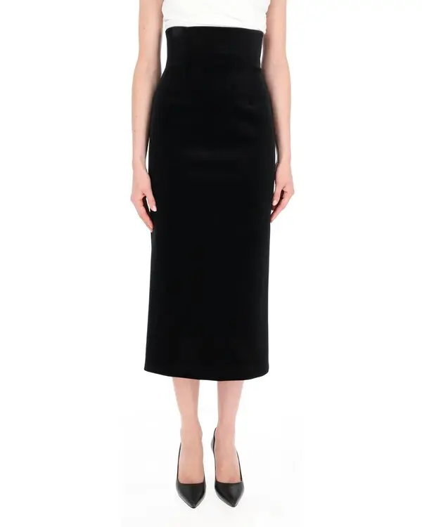 Philosophy Di Lorenzo Serafini High Waist Pencil Skirt - Black