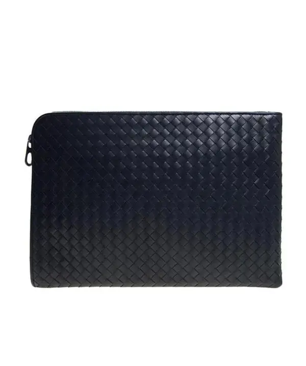 Bottega Veneta Woven Clutch - Black