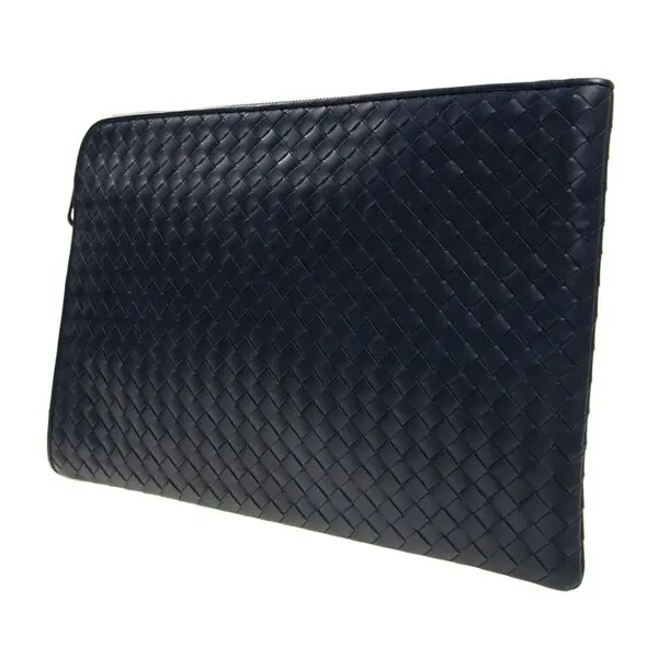 Bottega Veneta Woven Clutch - Black