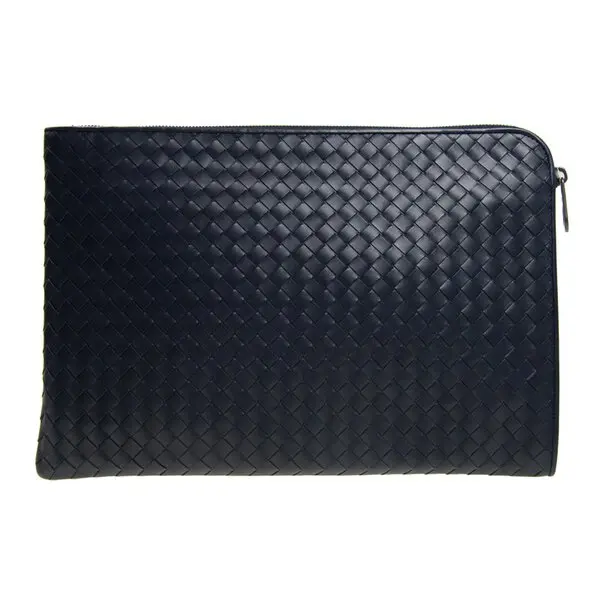 Bottega Veneta Woven Clutch - Black