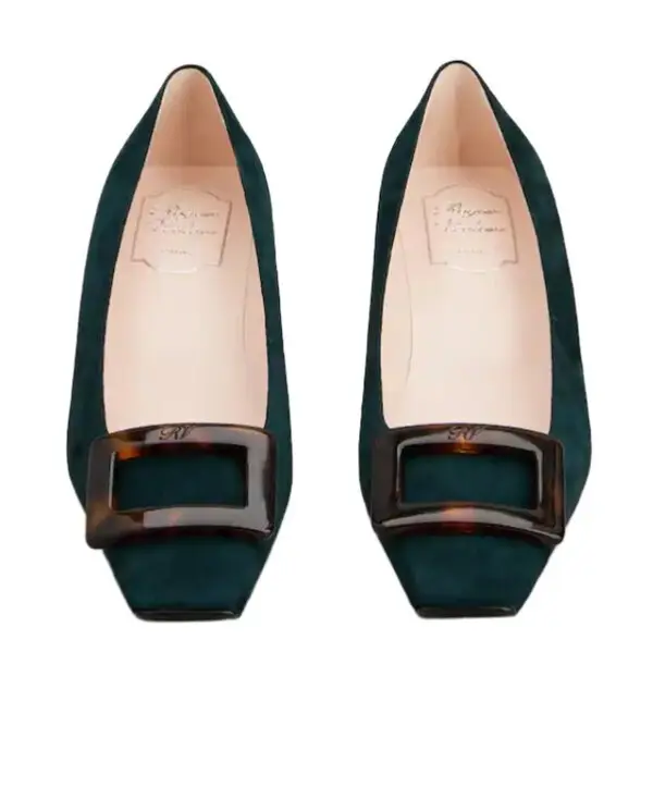 ROGER VIVIER Belle Vivier Pumps - Green
