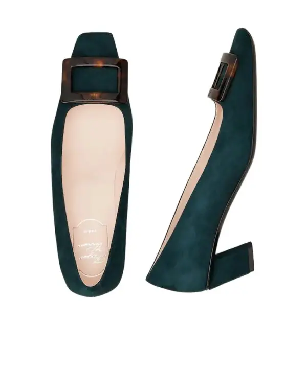 ROGER VIVIER Belle Vivier Pumps - Green