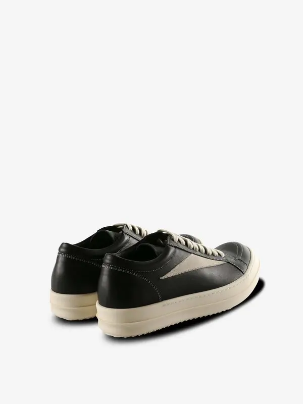 Rick Owens Round Toe Lace-up Sneakers