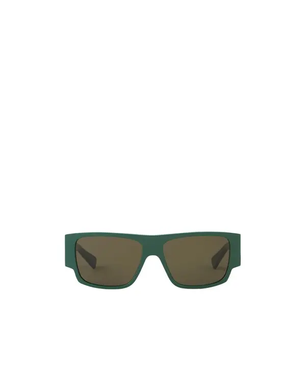 Bottega Veneta Square Logo Sunglasses - Green