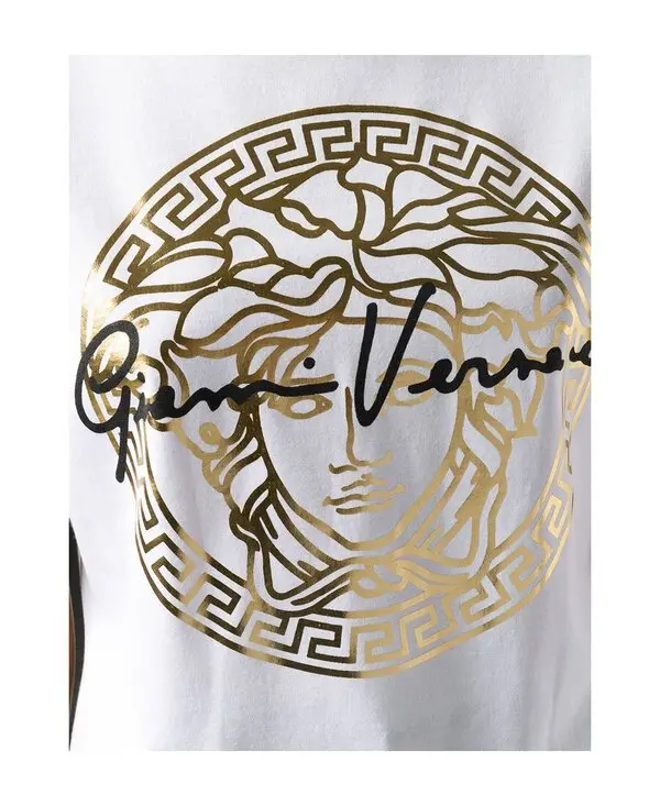 Versace Medusa Print T-shirt - White